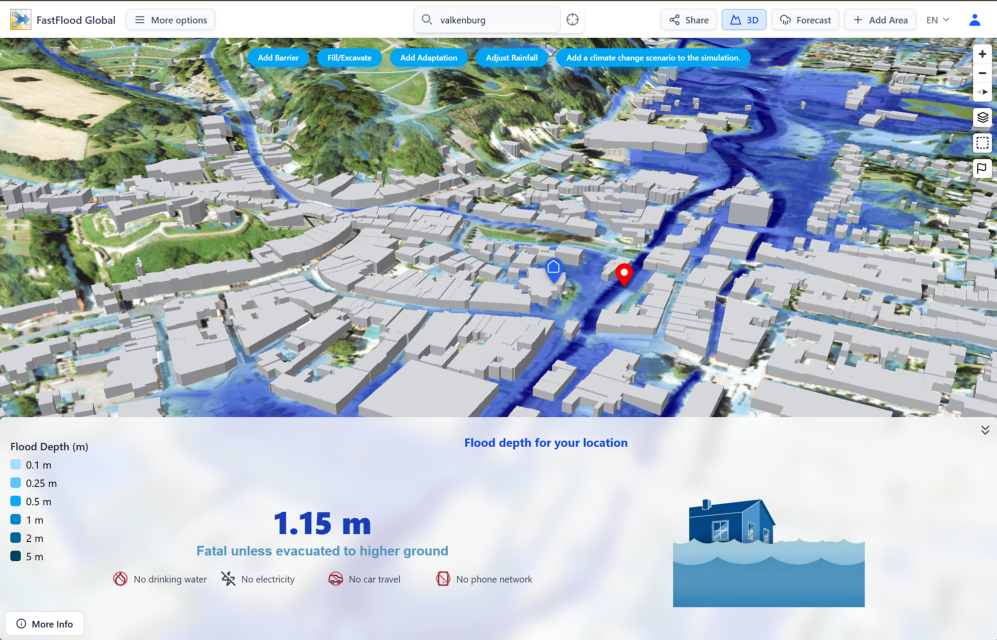Dutch spinoff launches groundbreaking global flood forecasting tool