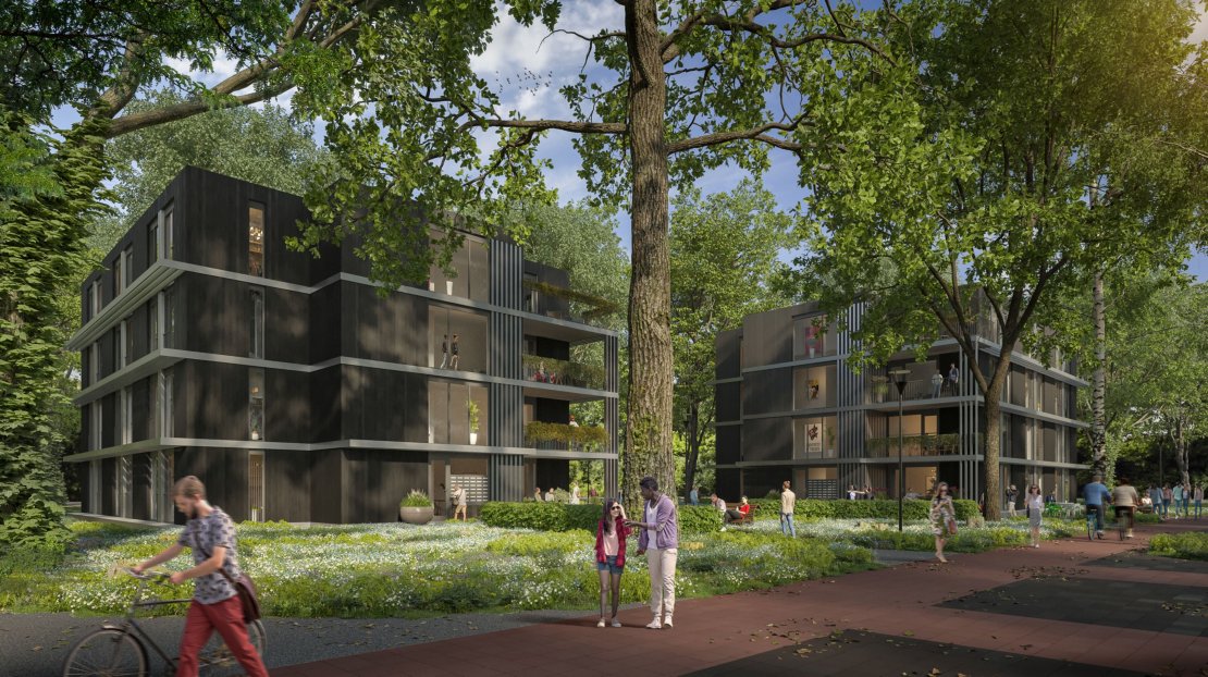 Additional student housing on campus University of Twente