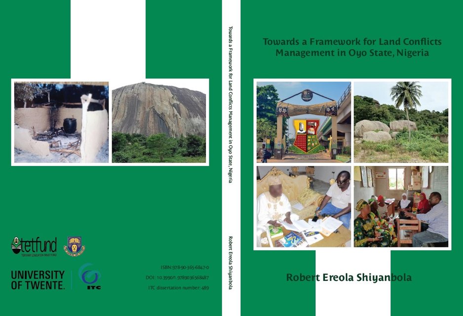 PhD Defence Robert Ereola Shiyanbola | Towards a framework for land ...